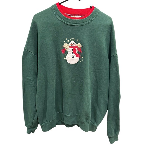 morning sun | Sweaters | Vintage Morning Sun Hallmark Design Snowman ...
